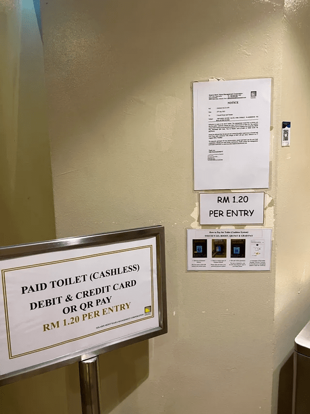 M'sian Netizen Shocked To See Cashless Pay Toilet At Solaris Mont Kiara ...